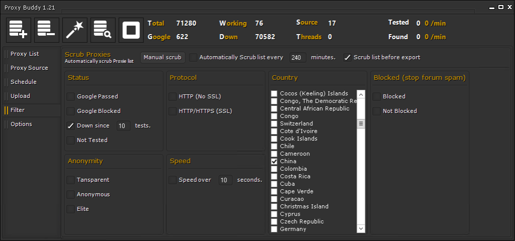 proxy buddy filter - GSoftwareLab